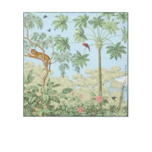 Sarah Flint Hidden Garden Scarf 90 Blue