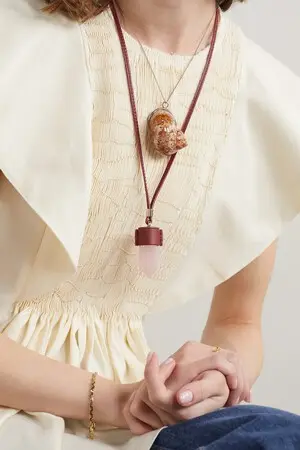 Chloé Tone Shell Necklace
