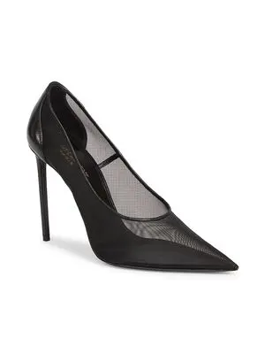 Saint Laurent Sihana Mesh Stiletto Pumps