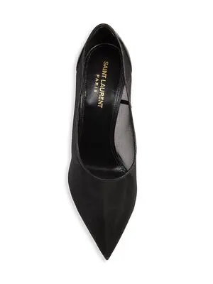 Saint Laurent Sihana Mesh Stiletto Pumps
