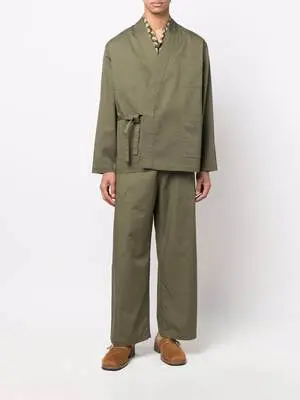 Universal Works Patch-pocket Worker Jacket - Green