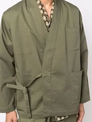Universal Works Patch-pocket Worker Jacket - Green