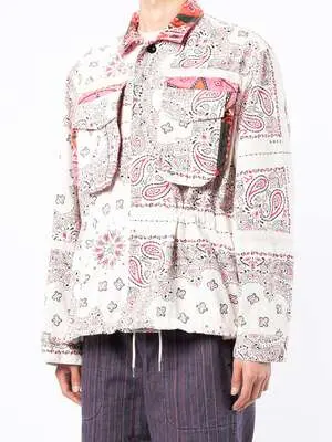 Sacai Paisley-print Shirt Jacket