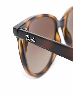 Ray-ban Tortoise Square-frame Sunglasses