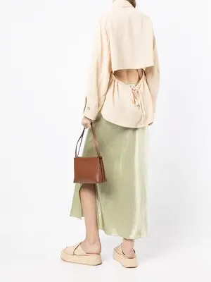 Vince Tie-fastened Long-sleeved Shirt