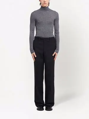 Prada Tailored Straight-leg Trousers - Black