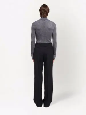 Prada Tailored Straight-leg Trousers - Black