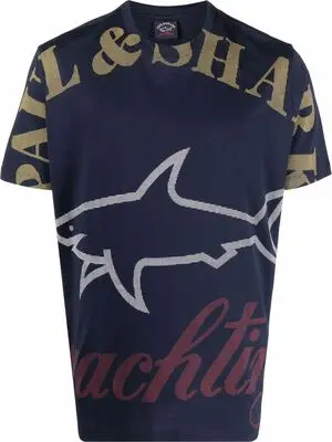Paul & Shark Maxi Logo-print T-shirt