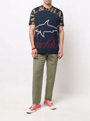 Paul & Shark Maxi Logo-print T-shirt