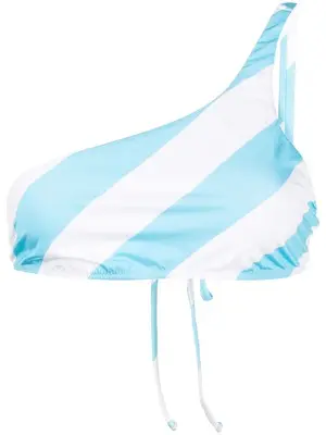 SIAN SWIMWEAR Christina One-shoulder Bikini Top - Blue