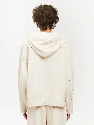 Palm Angels Paint Splatter Print Hoodie