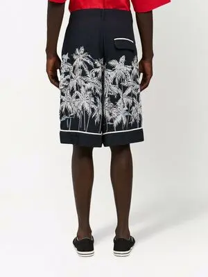 Palm Angels Palms-print Bermuda Shorts