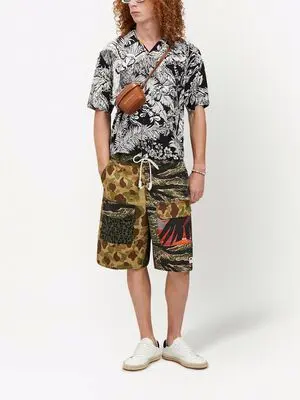 Palm Angels Multi-print Cargo Shorts