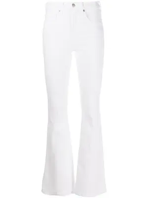 Veronica Beard Beverly Flared Jeans - White