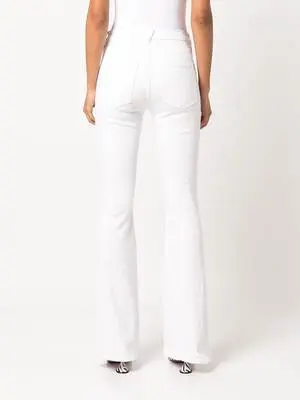 Veronica Beard Beverly Flared Jeans - White