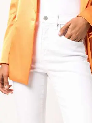Veronica Beard Beverly Flared Jeans - White
