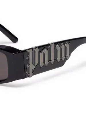 Palm Angels Angel Rectangle-frame Sunglasses