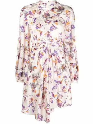 Zadig&Voltaire Rivage Floral-print Dress - Neutrals