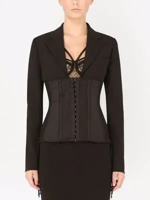 Dolce & Gabbana Lace-up Bustier Jacket