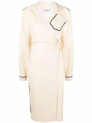 Nanushka Wrap Day Dresses