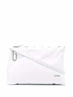 VIC MATIE Katrin Leather Clutch Bag