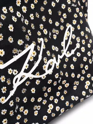 Karl Lagerfeld Karl Daisy-print Tote Bag