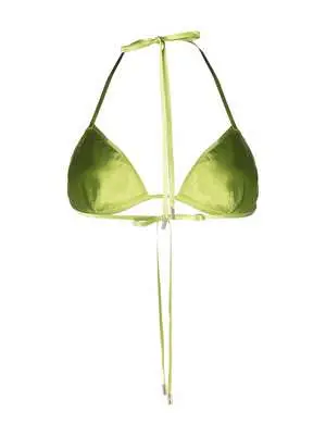 TOM FORD Sequin-embellished Halterneck Bralette - Green