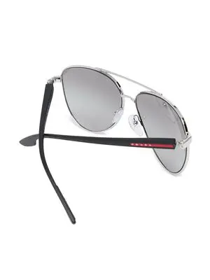 Prada Linea Rossa Pilot-frame Sunglasses