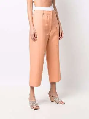 Stella McCartney Cropped Straight-leg Trousers
