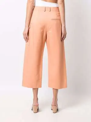 Stella McCartney Cropped Straight-leg Trousers