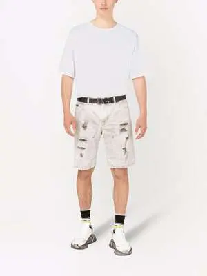 Dolce & Gabbana Distressed Denim Shorts