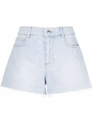 Stella McCartney Logo Denim Shorts
