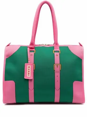 Marni Buckle-print Tote Bag