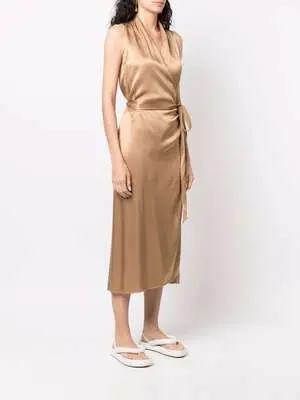 Vince Ruched Midi Dress