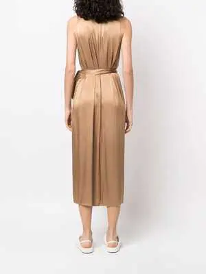 Vince Ruched Midi Dress