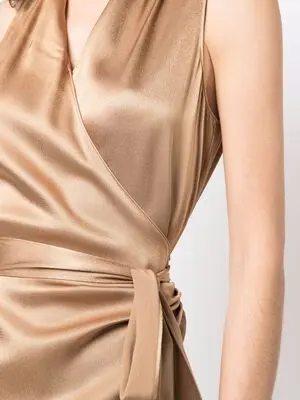 Vince Ruched Midi Dress