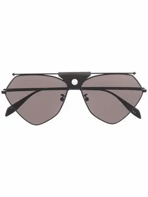 Alexander McQueen Angular Pilot-frame Sunglasses