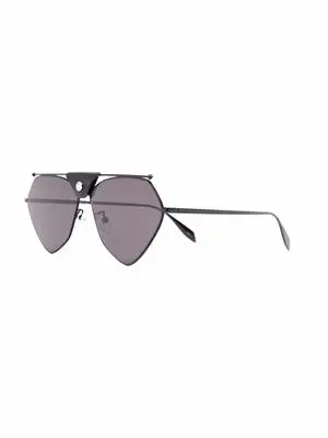 Alexander McQueen Angular Pilot-frame Sunglasses