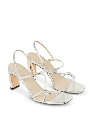 Sandro Strappy Slingback High Heel Sandals