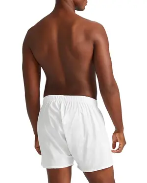 Polo Ralph Lauren Classic Fit Woven Boxers, Pack Of 3 - White