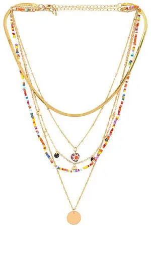 Gold Plated Layered Necklaces