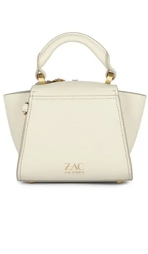 Zac Posen Eartha Mini Top Handle Bag In Neutral