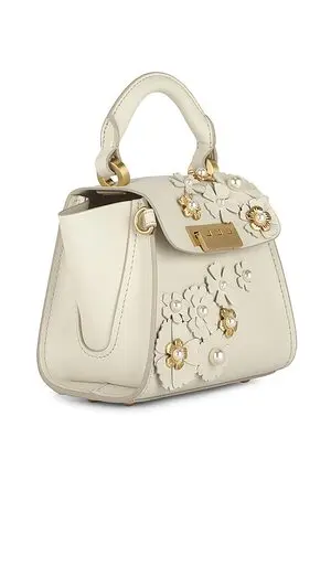 Zac Posen Eartha Mini Top Handle Bag In Neutral
