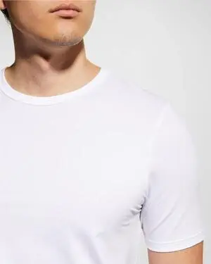 Hanro Apos;s Cotton Essentials 2-pack Crewneck T-shirts - White