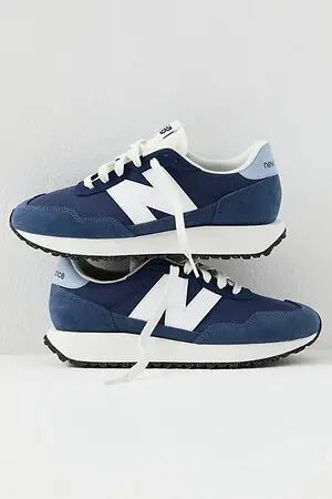 NEW BALANCE 237 Lace-Up Sneakers Navy / Vintage Indigo