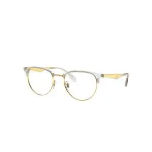 Ray-ban Clubmaster Eyeglasses - Brushed Gold