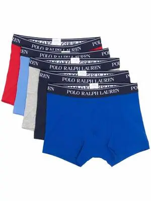 Ralph Lauren 5-pack Logo-print Briefs - Blue