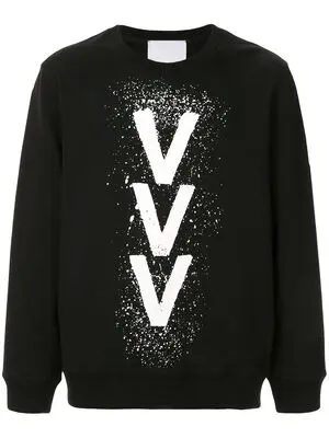 PORTS V Triple-v Print Relaxed Fit Sweatshirt