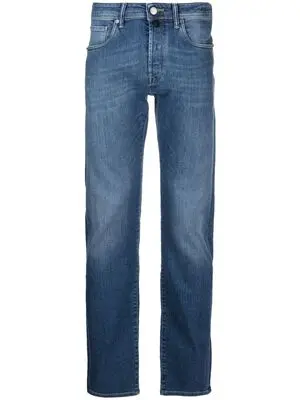 Incotex Mid Rise Jeans For Men
