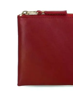 Comme Des Garçons Zip-up Leather Wallet